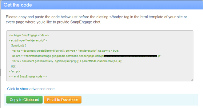 Installation Guide (Getting started in a Snap) – SnapEngage Support