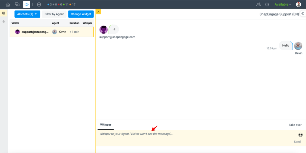 Supervisor | SnapEngage Live Chat