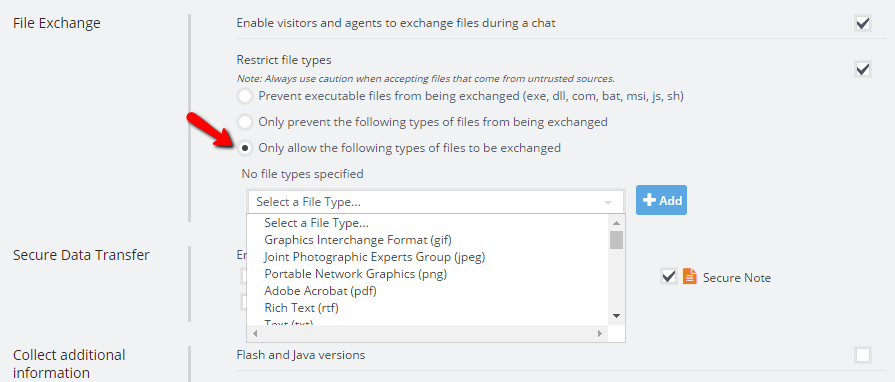 Using File Exchange. What to consider! | SnapEngage Live Chat